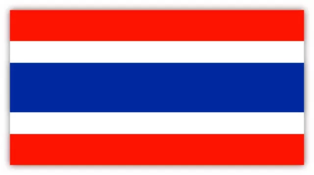 Thailand Flag Patriotic Sticker Decal Laptop Wall Phone Decal Water ...
