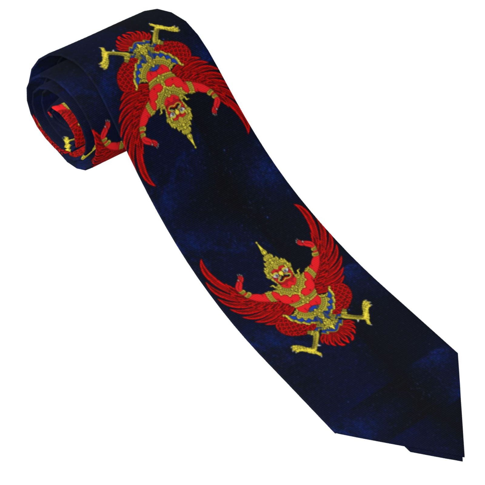 Thailand National Emblem Tie For Men Funny Neckties Fashion Gentleman ...