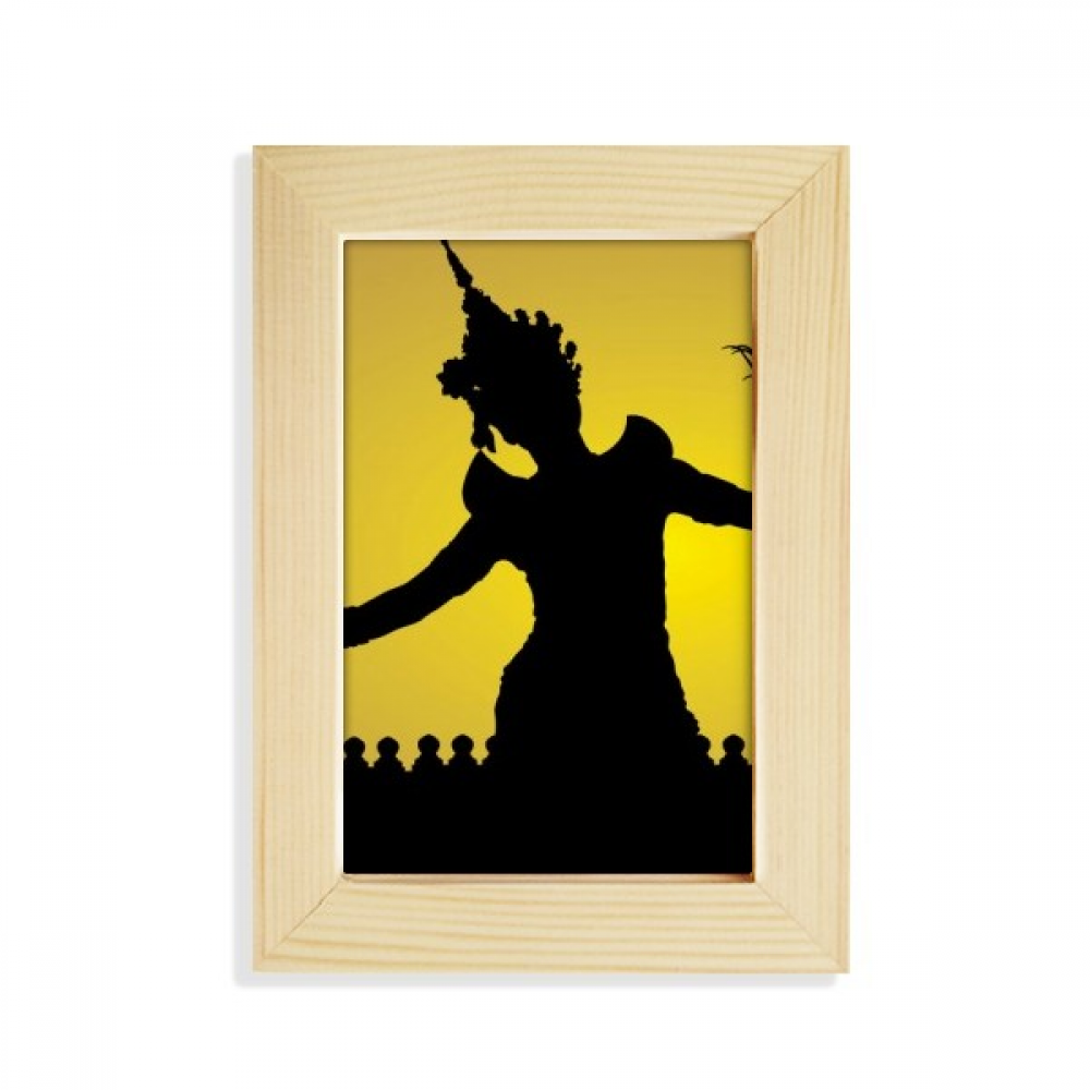 Thailand Shadow Culture Dancer Desktop Display Photo Frame Picture Art ...