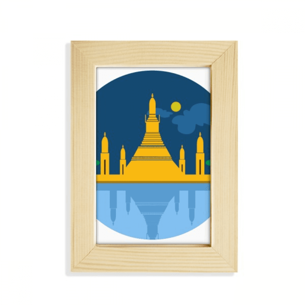 Thailand Special Temple Shield Desktop Display Photo Frame Picture Art ...