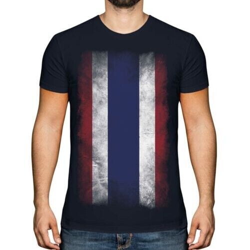 Thailand Verblaßte Flagge Herren T-Shirt Mueang Thai Ratscha-Anachak ...