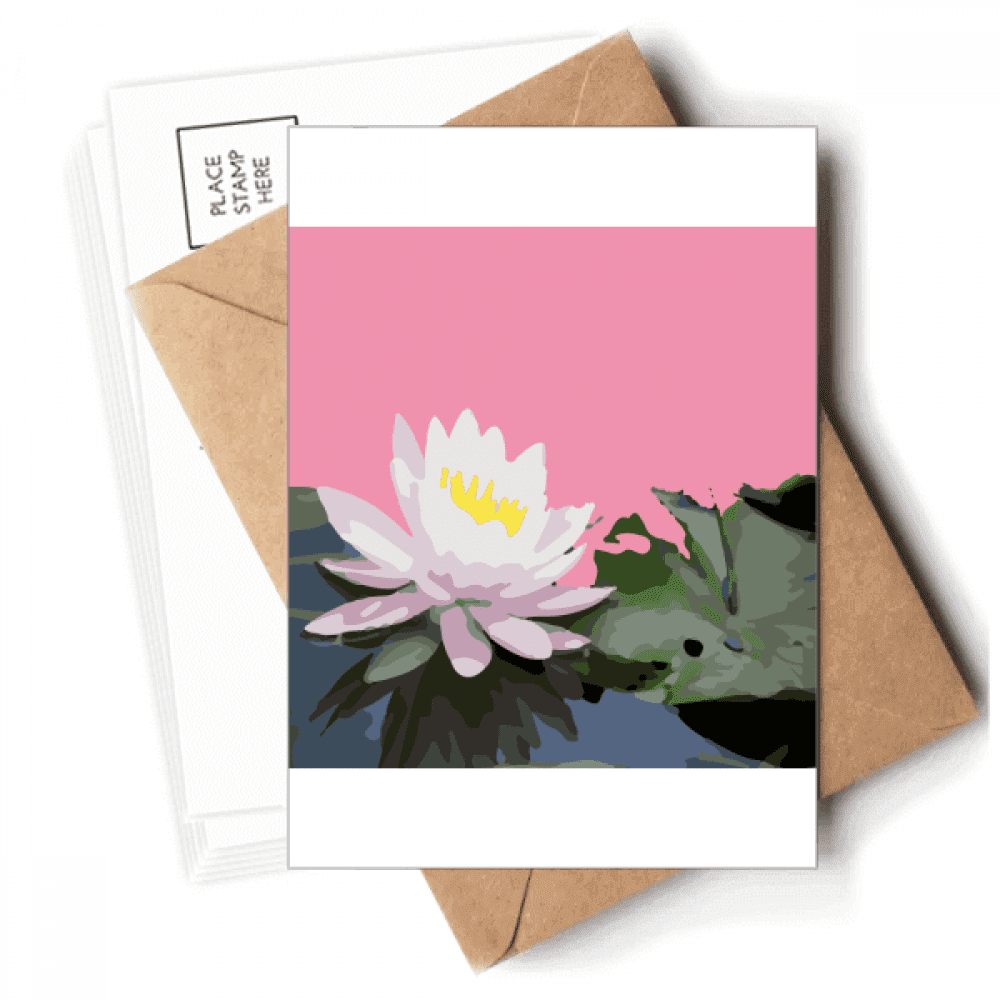 Thailand Water Lily Aquatic Postcards Envelopes Blank Note Cards ...