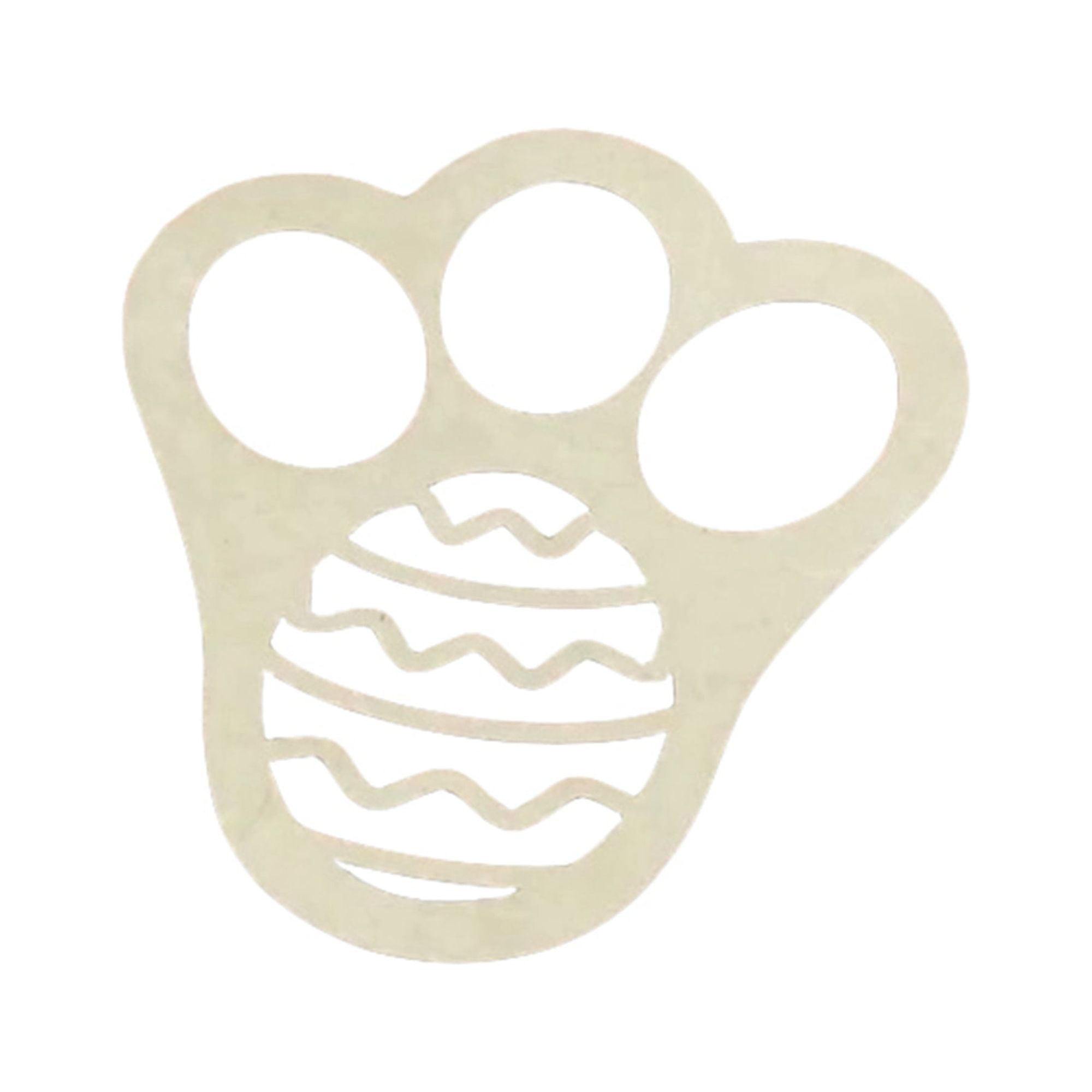 Thaisu Easter Bunny Footprint Stencil Wooden Bunny Tracks Template ...