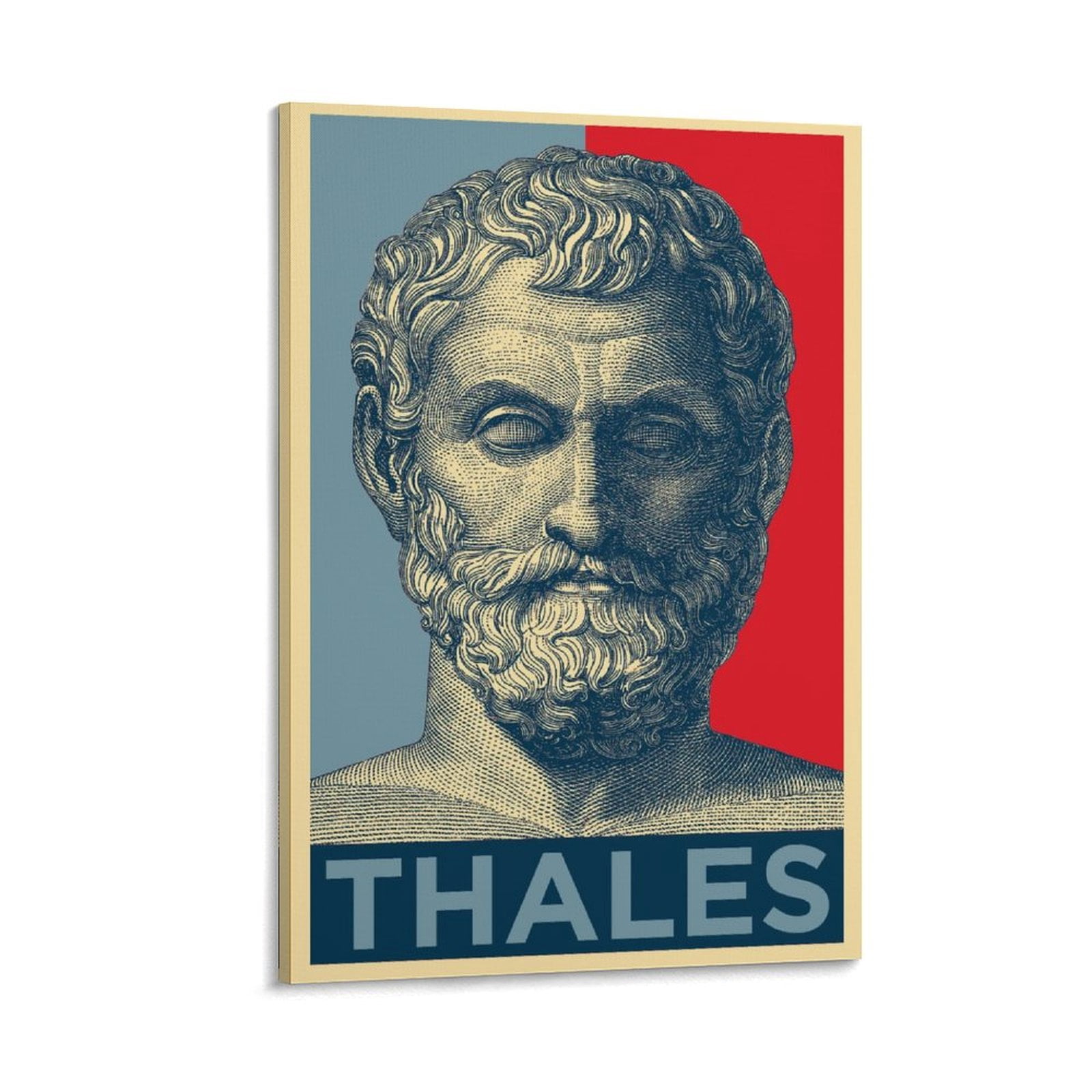 Thales of Miletus Philosopher Poster (3) Painting On Canvas Wall Art ...
