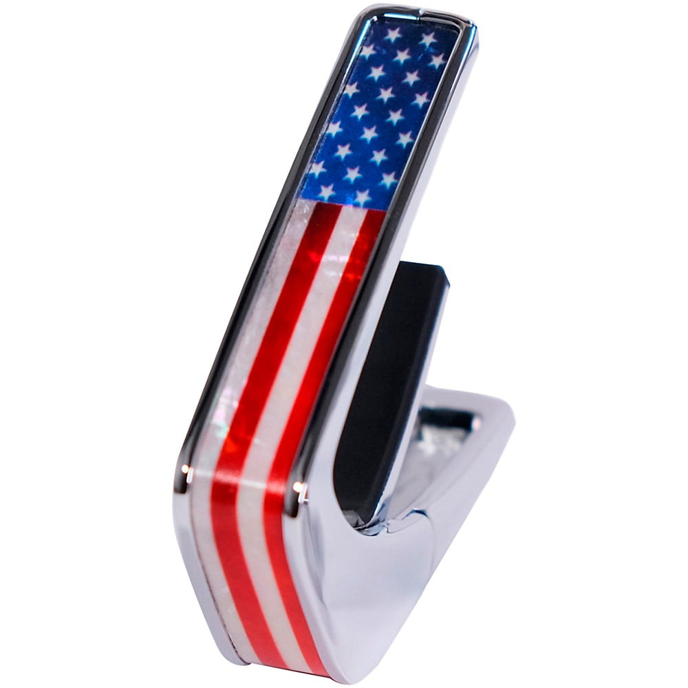 Thalia Deluxe Series Chrome Guitar Capo Stars & Stripes - Walmart.com
