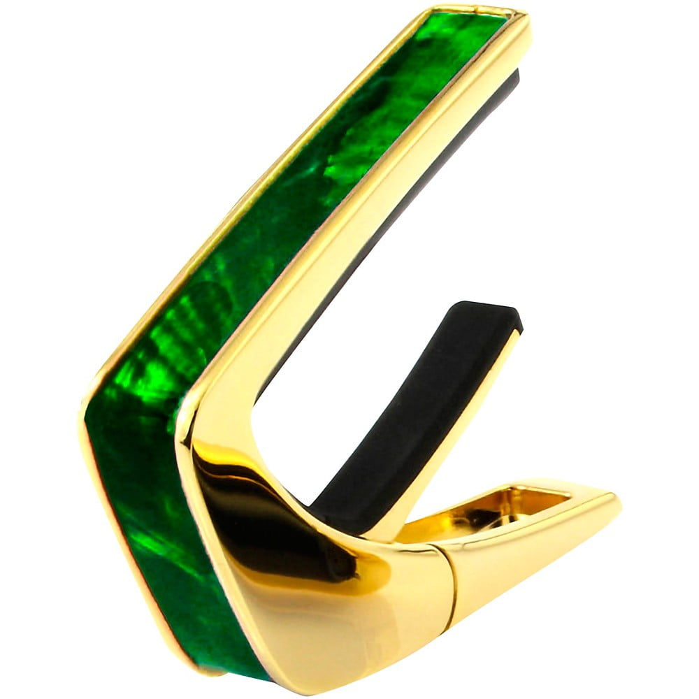 Thalia Exotic Series Gold Guitar Capo Green Angel Wing - Walmart.com