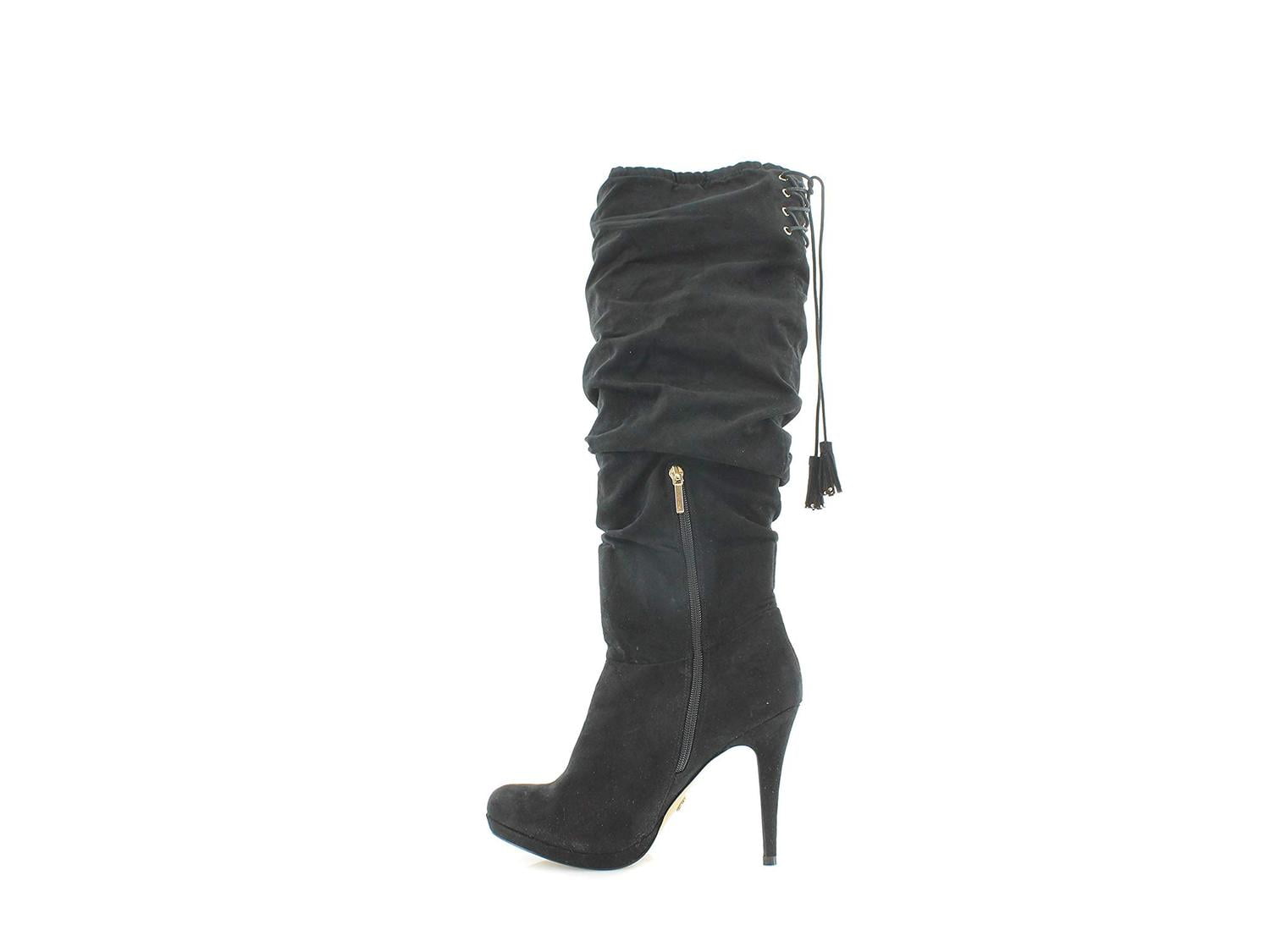 Thalia Sodi | Brisa Heeled Boots | Black 6m - Walmart.com