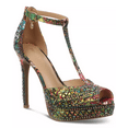 Thalia Sodi EXOTIC LEOPARD Women's Chacey Embellished Platform Pumps, US 5 M - Walmart.com