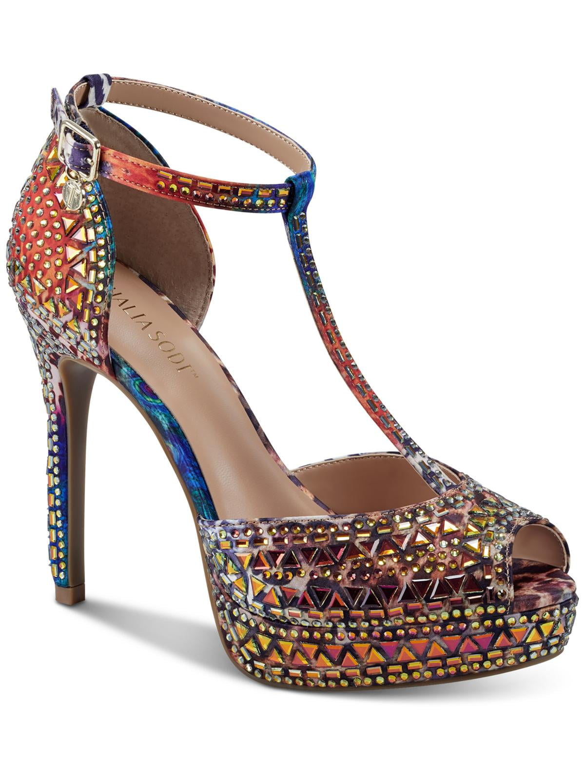 Thalia Sodi Womens Chace Platform Peep Toe Pumps - Walmart.com