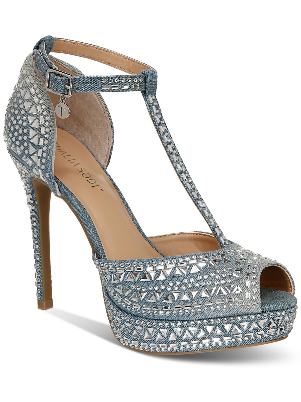 Thalia Sodi Womens Chace Platform Peep Toe Pumps - Walmart.com