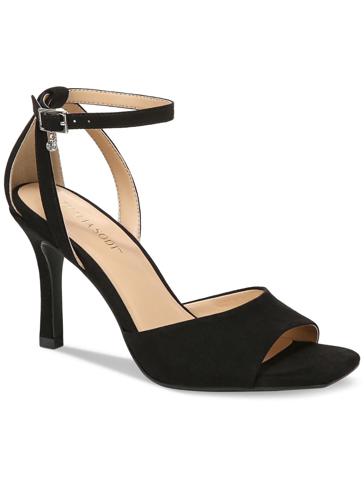 Thalia Sodi Womens Delannie Patent Stiletto Ankle Strap - Walmart.com
