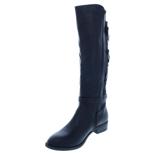 Thalia Sodi Womens Veronika Faux Leather Over-The-Knee Riding Boots ...