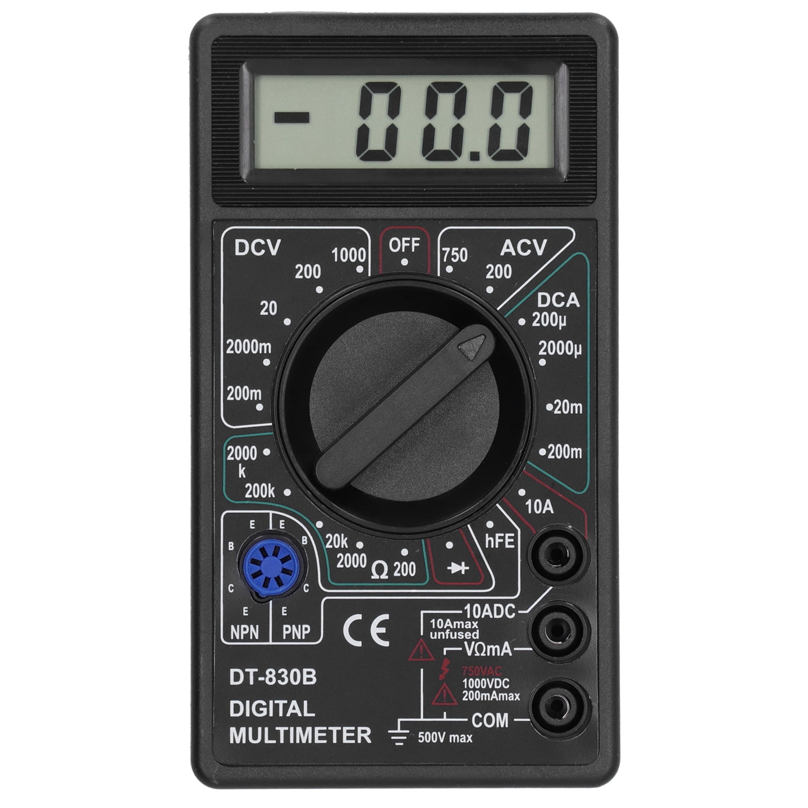 Thalyn Voltmeter Ammeter Multimeter DT830B Multimeter Portable LCD ...