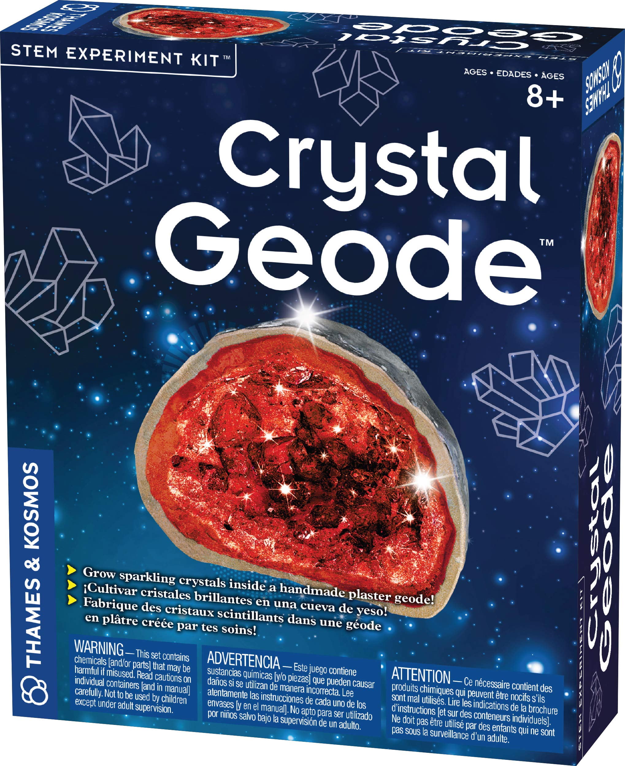 Walmart Crystal Geode Science Kit for Kids, Rock Formation Learning Toy ...