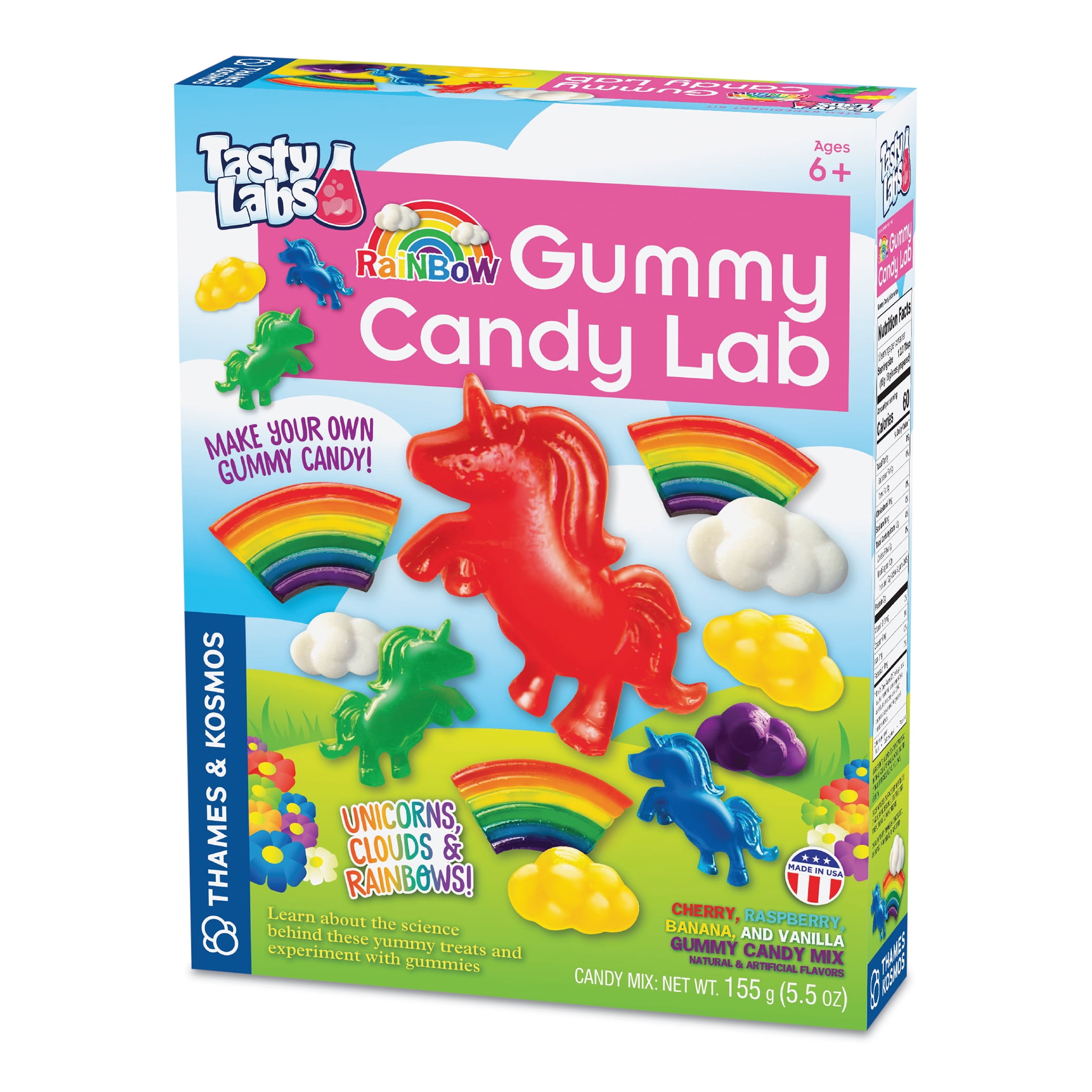 Thames & Kosmos Rainbow Gummy Candy Lab - Unicorns, Clouds & Rainbows ...