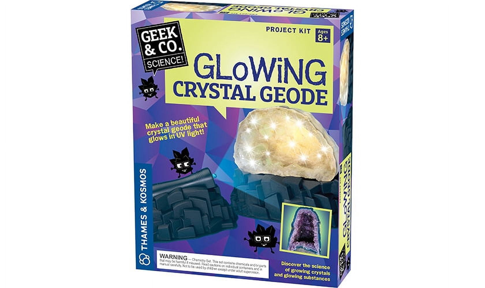 Thames & Kosmos - T550022 | Geek & Co. Science: Glowing Crystal Geode ...