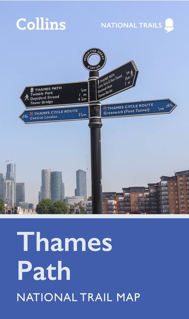 Thames Path National Trail Map (Sheet map, folded) - Walmart.com