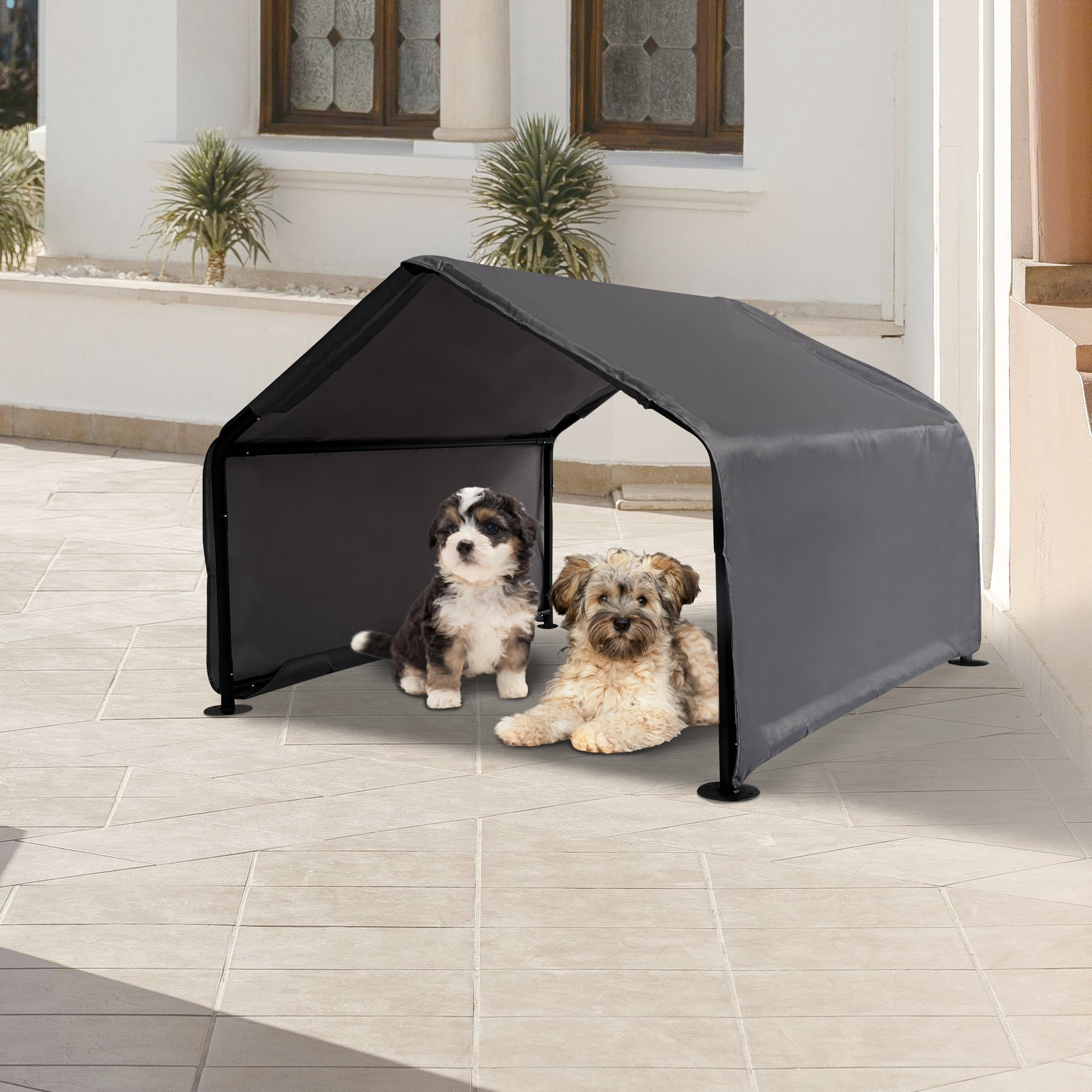 Thanaddo Portable Dog Shade Shelter, Water Resistant UV Protection ...