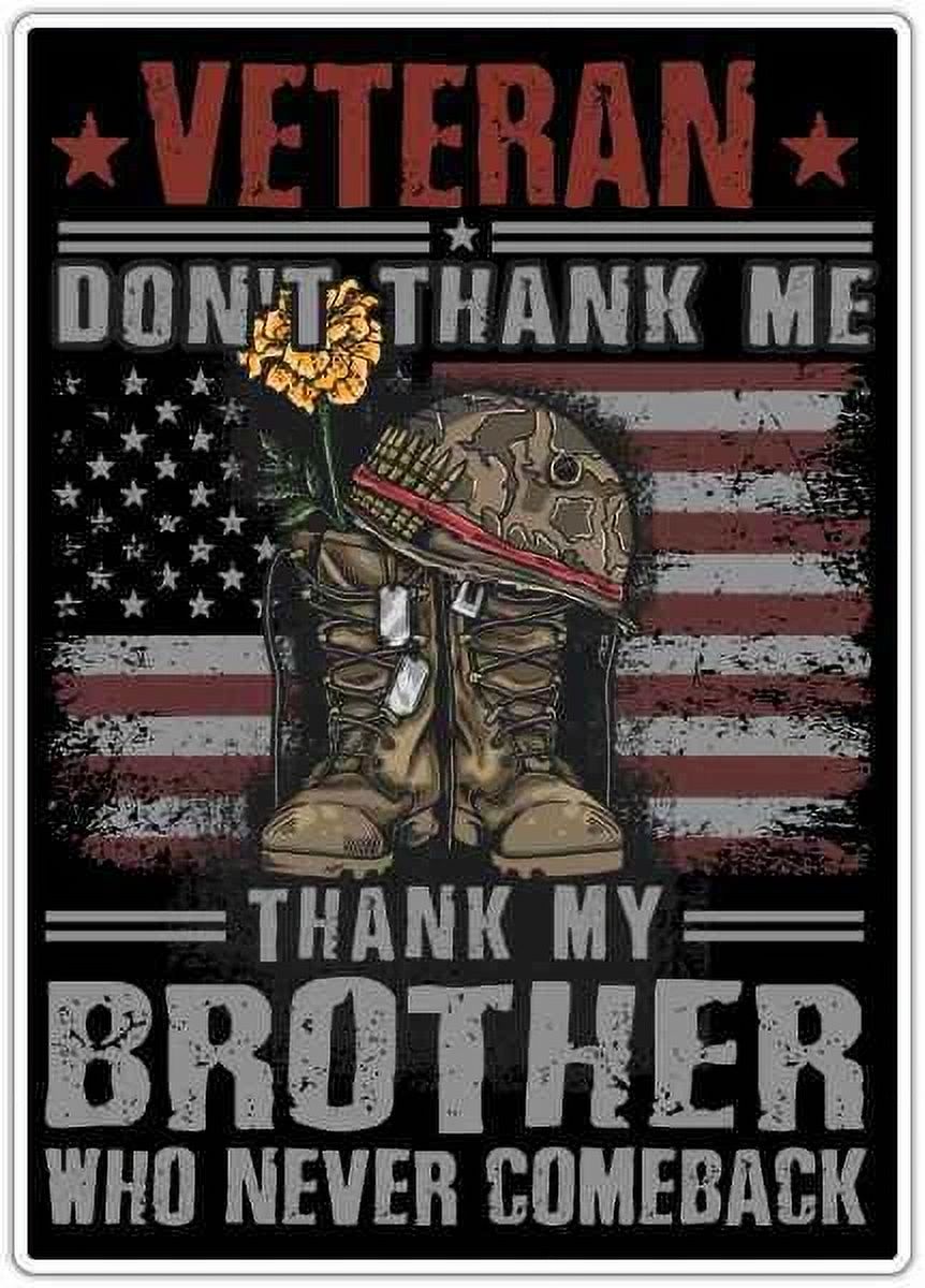 Thank Brother Who Newer Comeback Us Army Car Stickerphone Decal Water ...