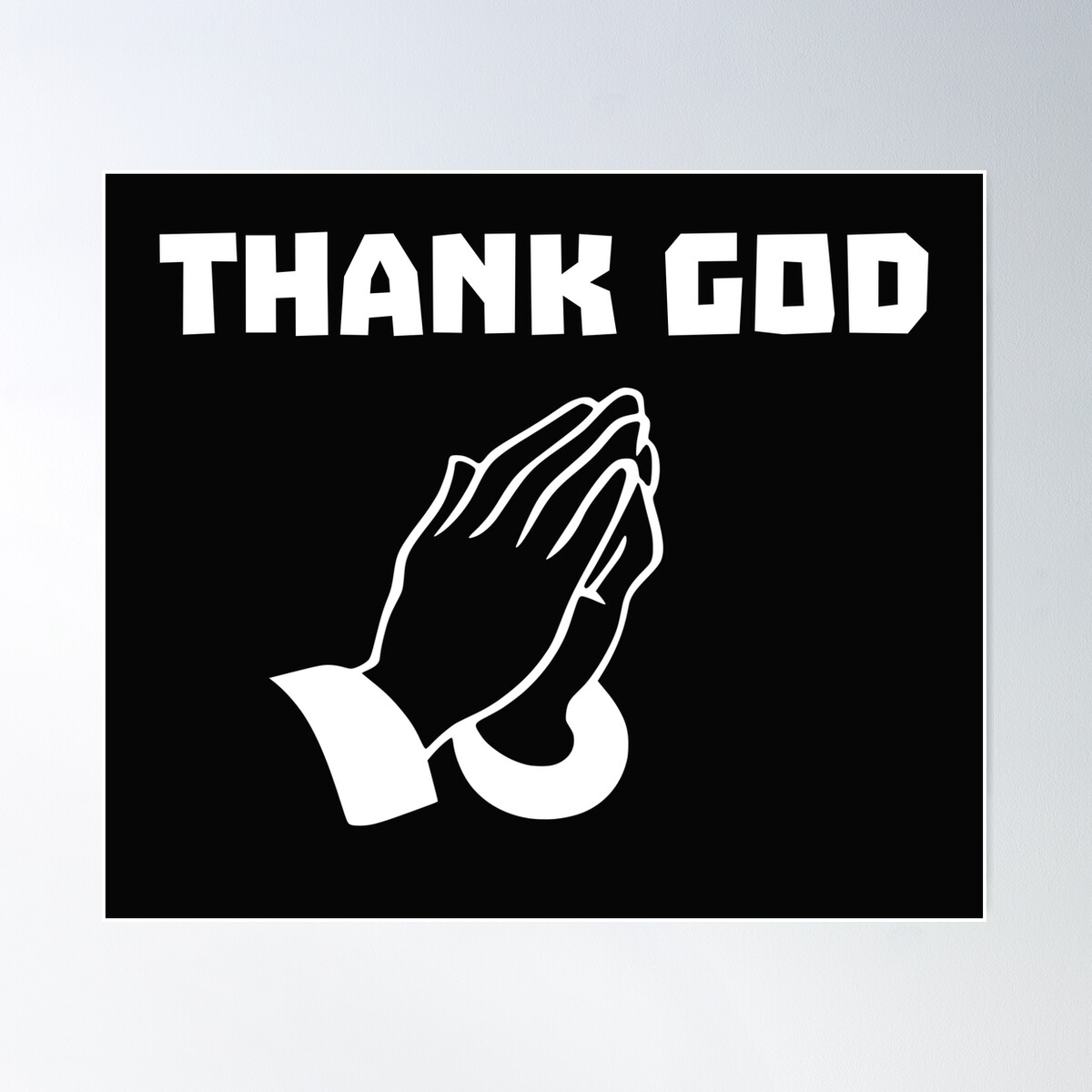 Thank God - God - My God - Love God - God Time Poster Wall Art, Modern ...