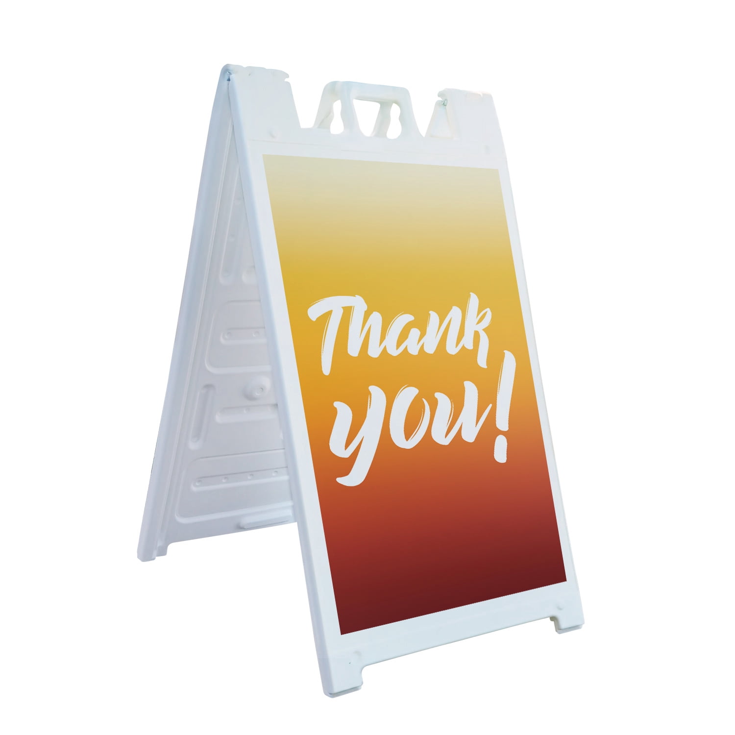 Thank You 24" x 36" Double Sided A-Frame Sidewalk Sign Includes 2 ...