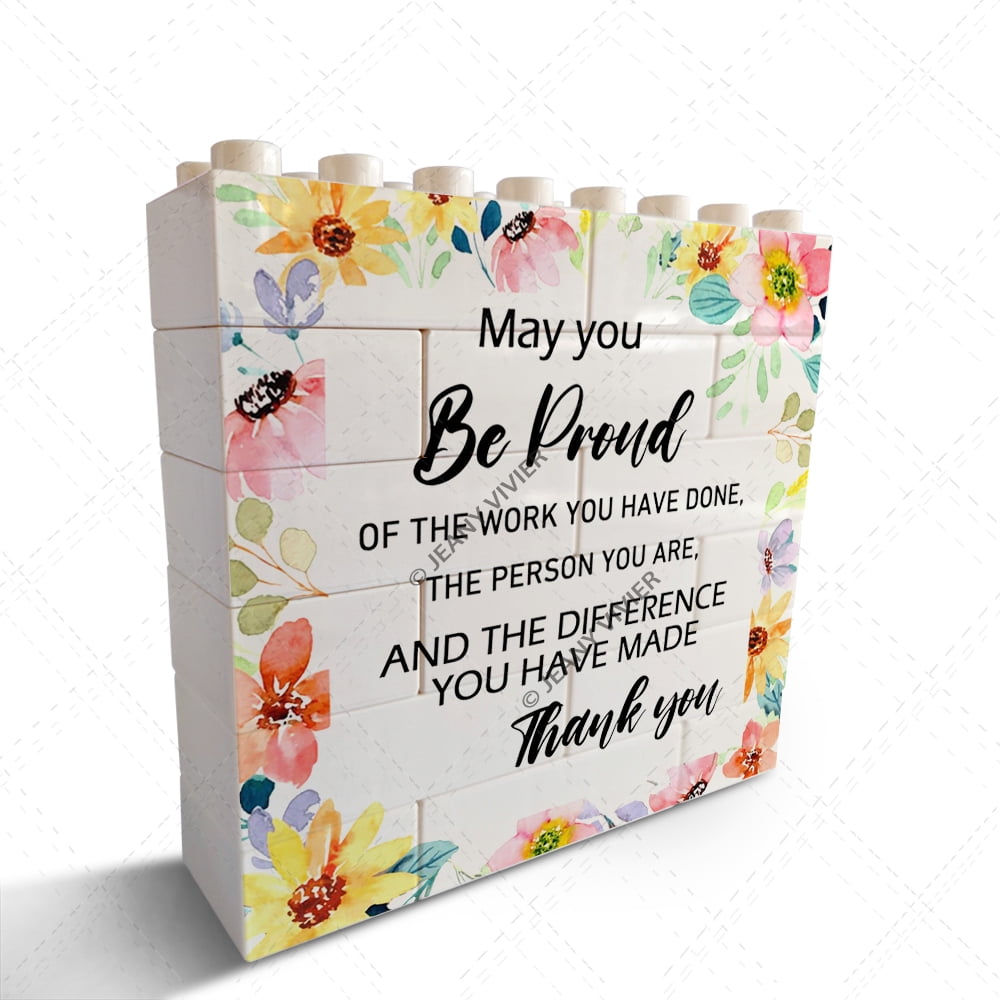 Thank You Acrylic Plaque Gift, Retirement Goodbye Farewell Gift ...