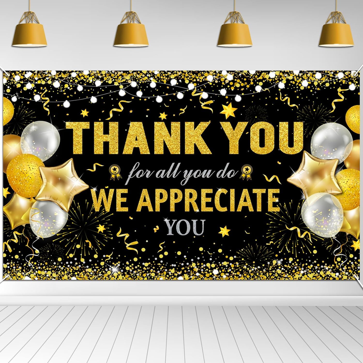 Thank You for All You Do Banner, Employee Appreciation Banner for Staff ...