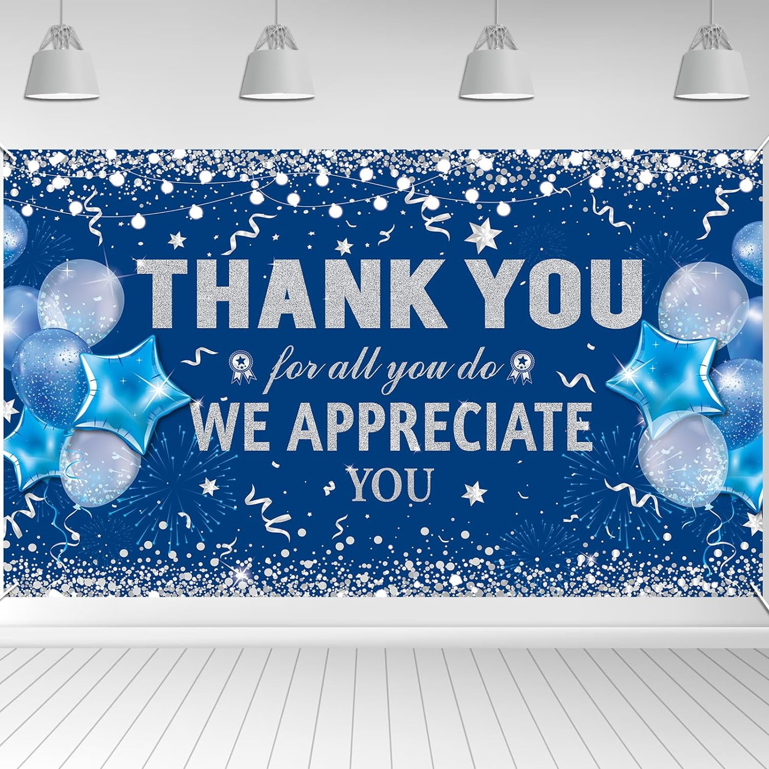Thank You for All You Do Party Decoration Banner, Employee Appreciation ...