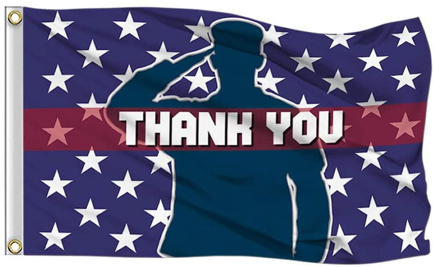 Thank You American Patriotic Flag for Memorial Day, Fourth of July ...