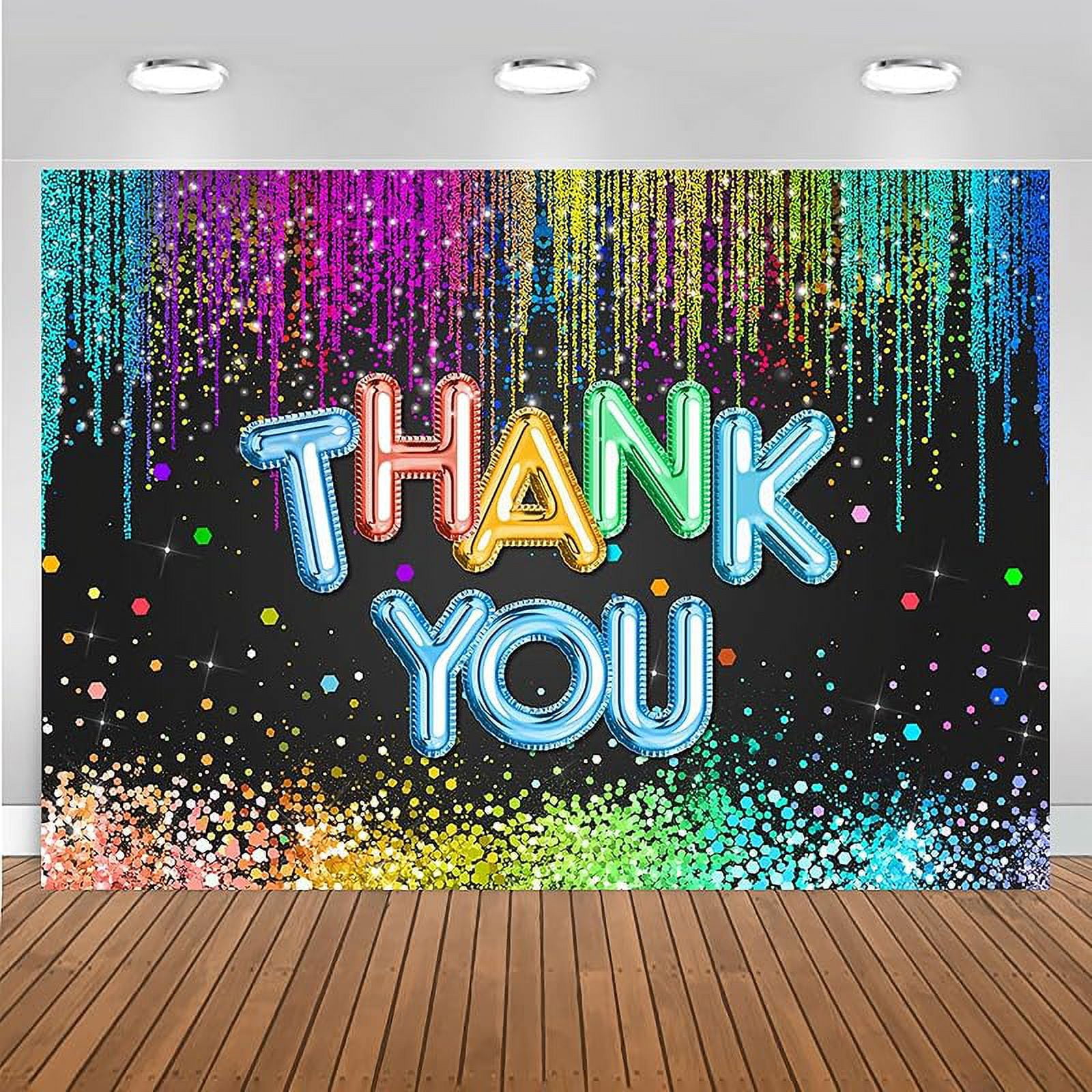 Thank You Backdrop Thank You for All You Do Party Decorations Banner ...