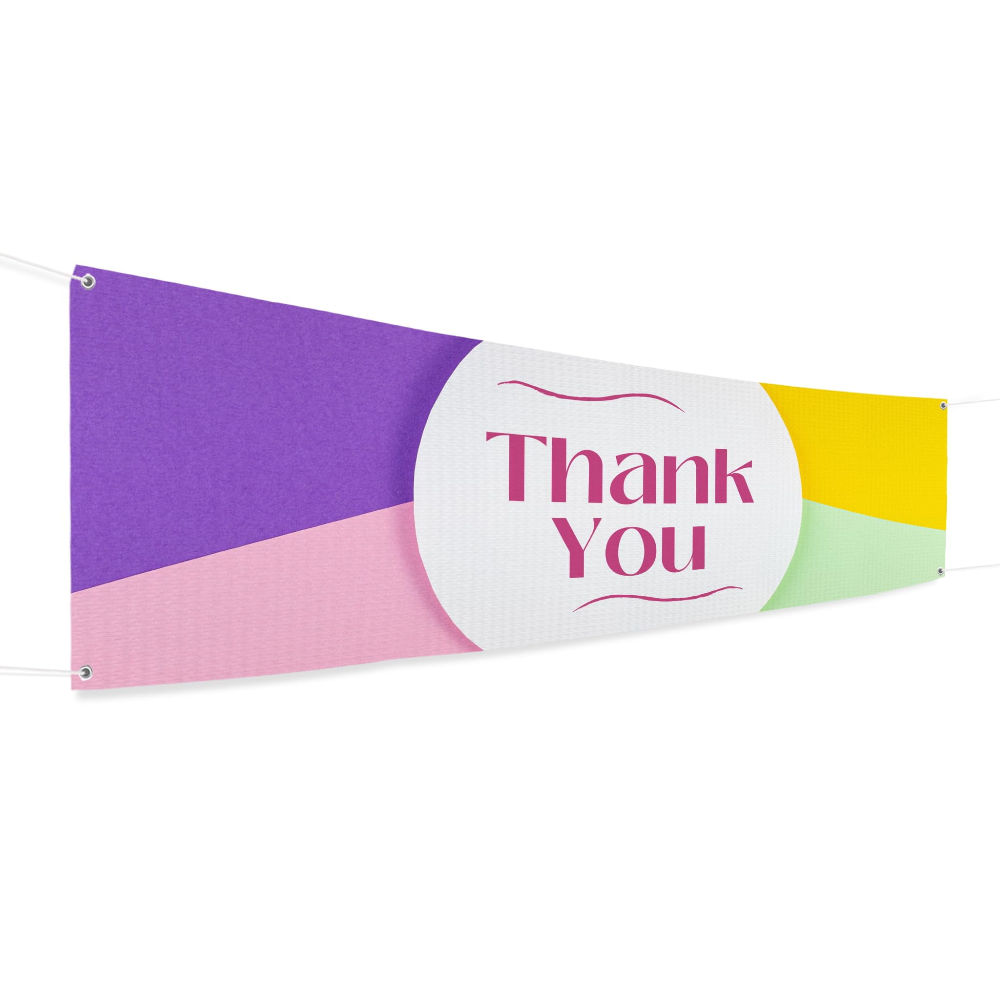 Thank You Banner Sign For Outdoor-Indoor Use 6x2 Ft Large Custom Banner ...