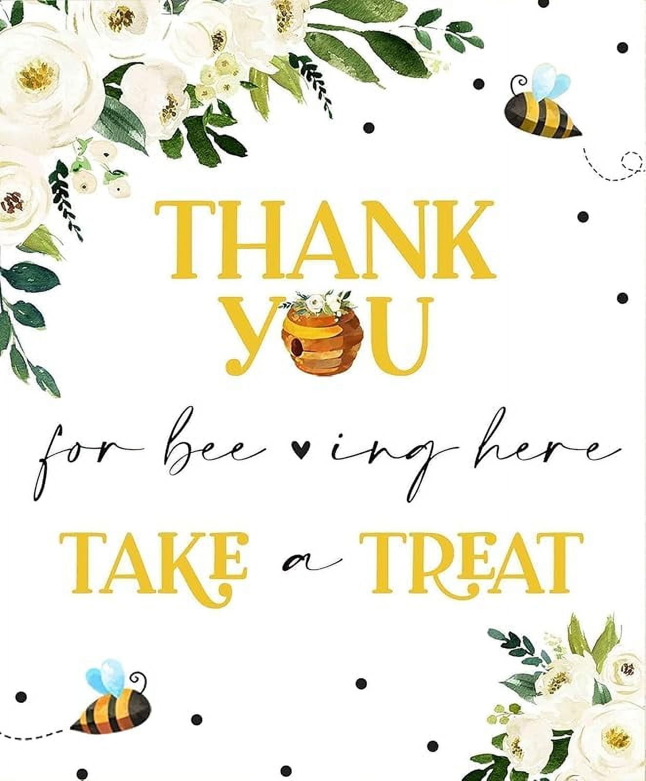Thank You for Bee-ing Here Vintage Metal Aluminum Tin Sign Door Signs ...