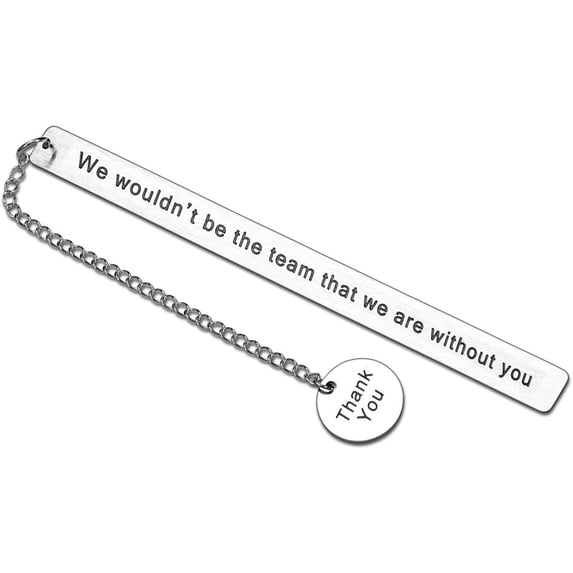 Thank You Bookmarks Work Secret Santa Gifts for Coworker Boss ...
