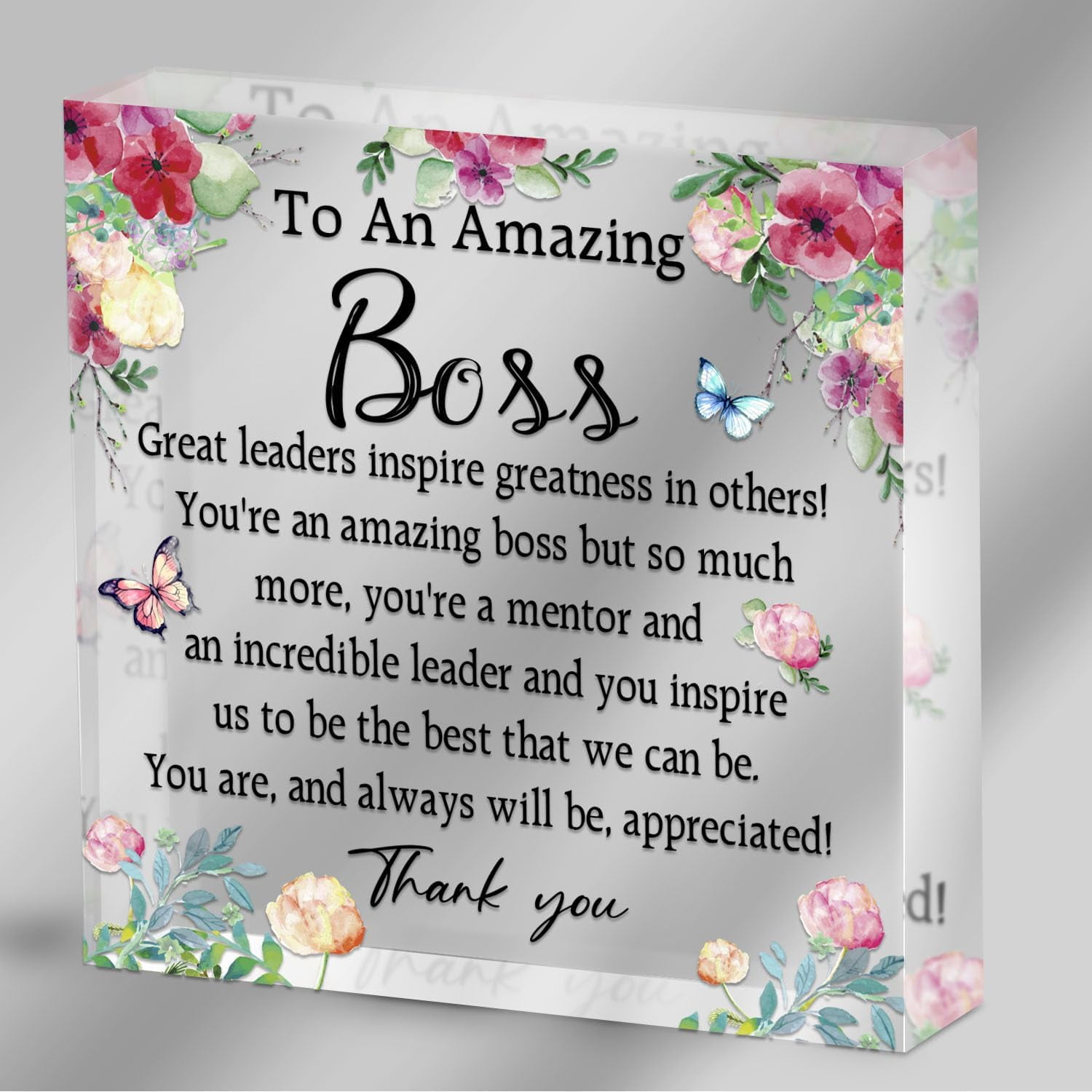 Thank You Boss Gifts for Women, Boss Appreciation Gifts for Boss Lady ...