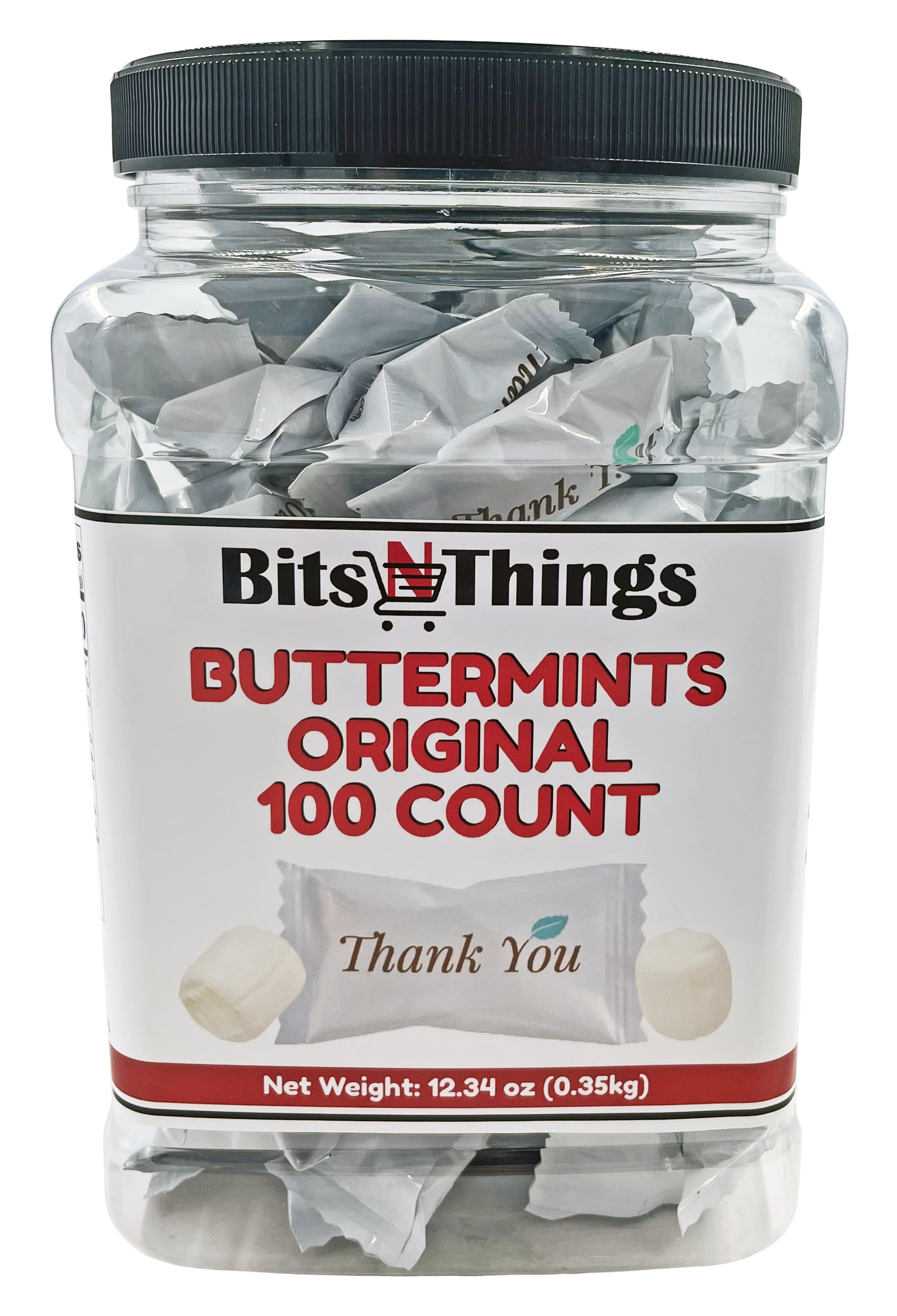 Thank You Buttermints, Individually Wrapped Soft Mint Candies - Pack of ...