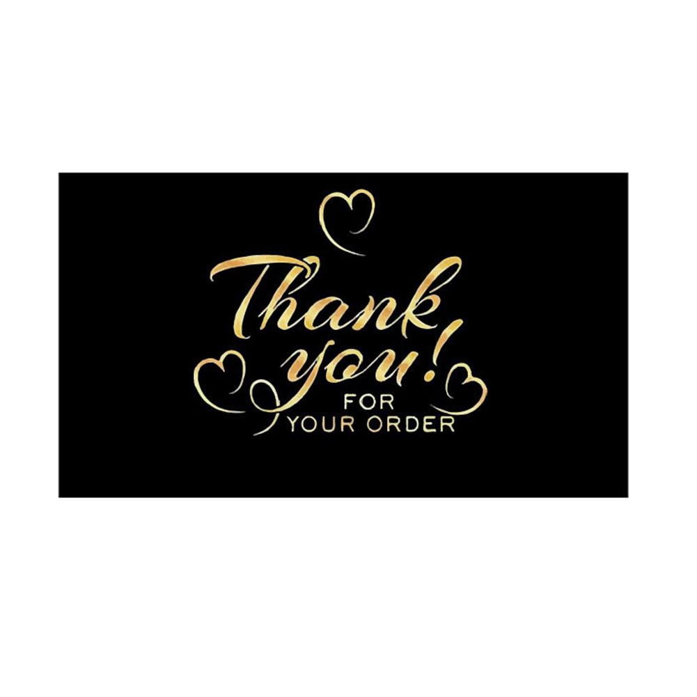 Thank You Card Set - 50 Pack, Elegant English Printed Card, High ...