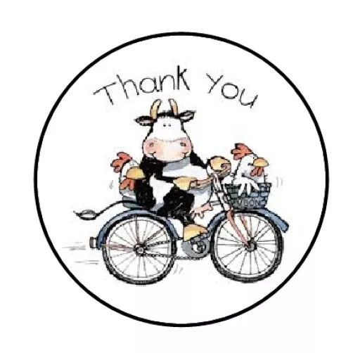 Thank You Cow Stickers Phone Decal Water Bottle Stickers Car Decals ...
