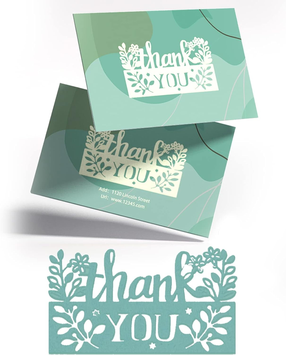 Thank You Cutting Dies Stencils for DIY Scrapbooking Album Decorative ...