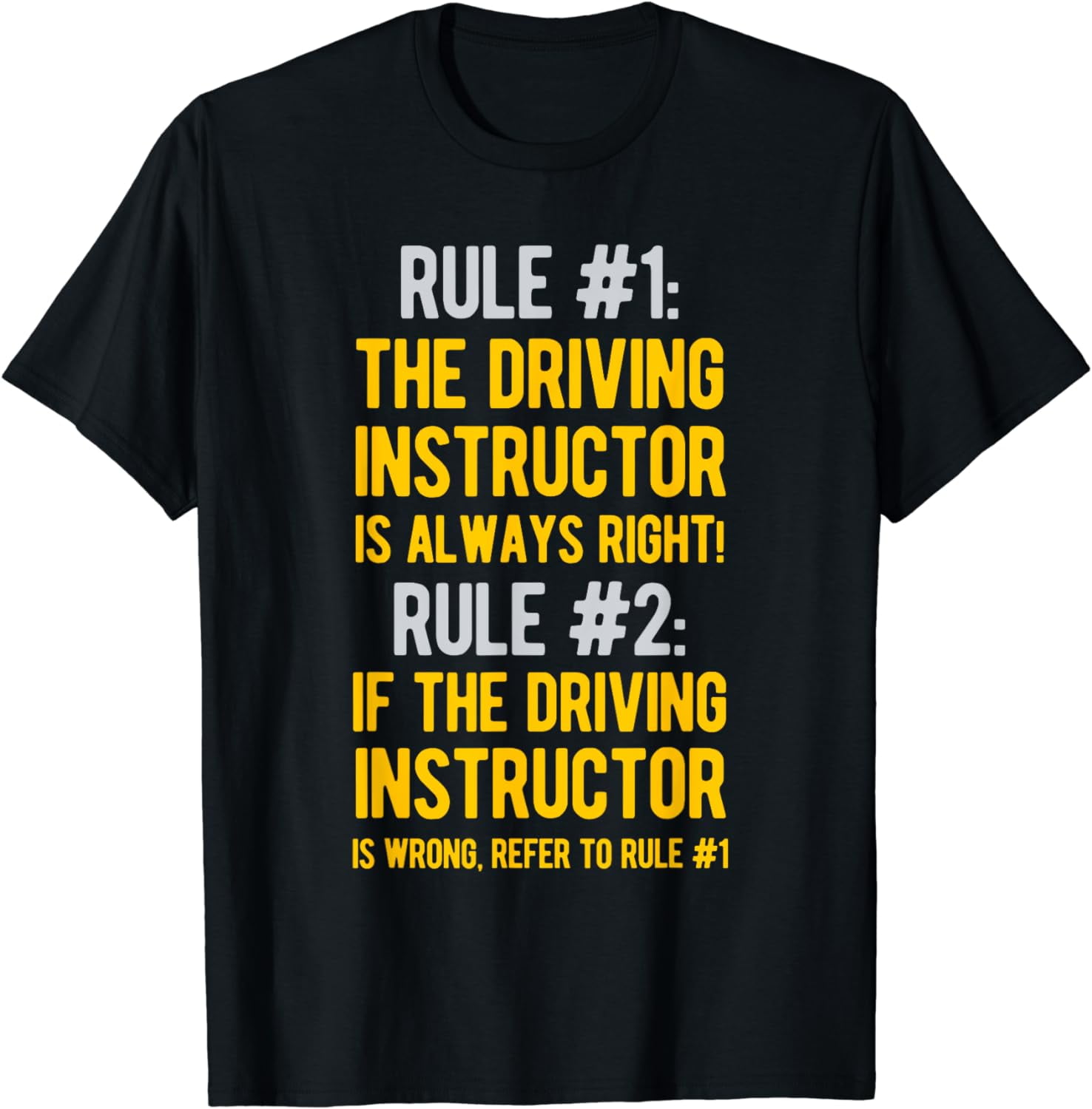 Thank You Driving Instructor Funny Appreciation For Driver T-Shirt ...