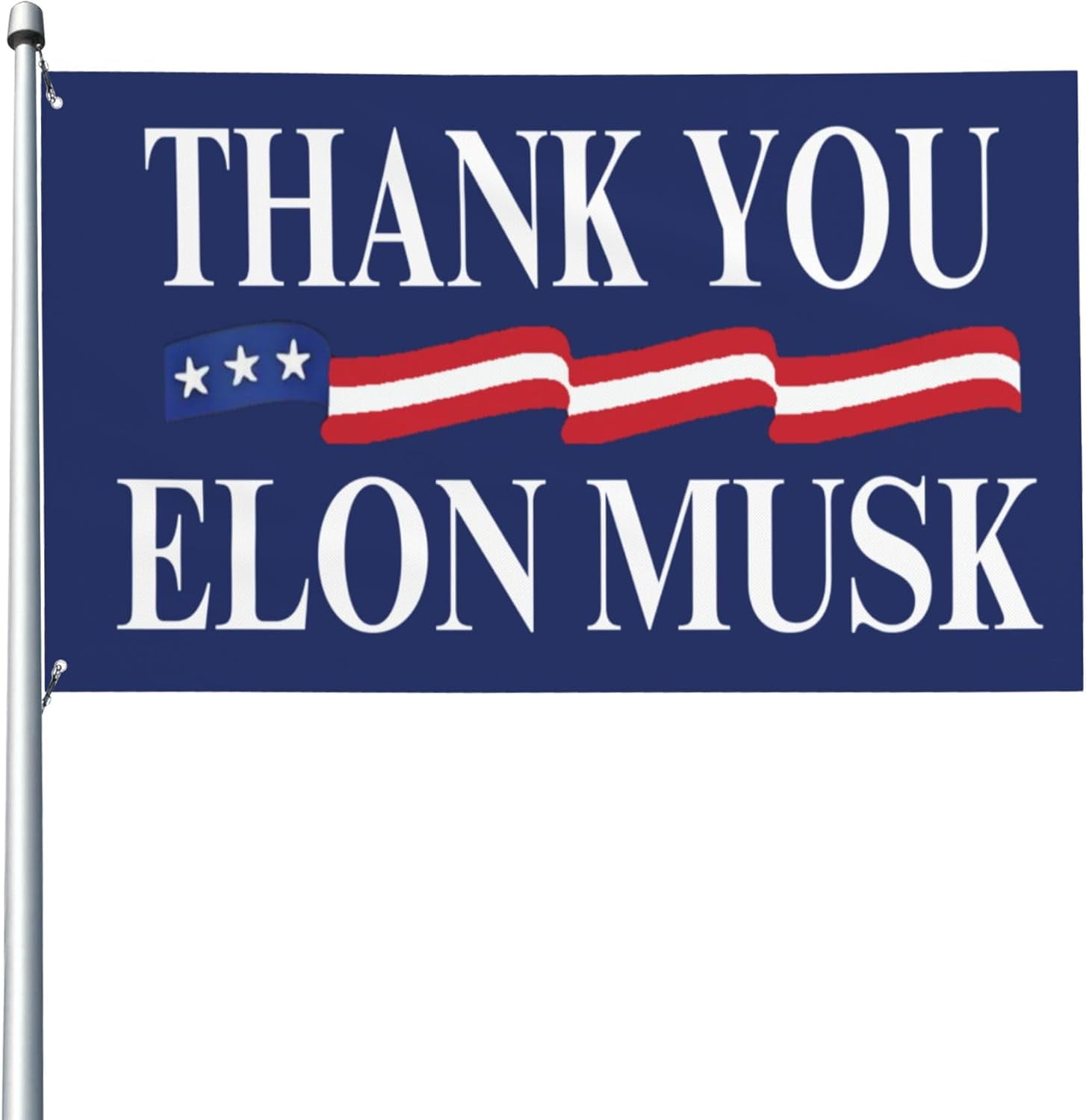 Thank You Elon-Msuk Flags Support trmup Msuk 2025 Flag 3x5 Lawn Outdoor ...