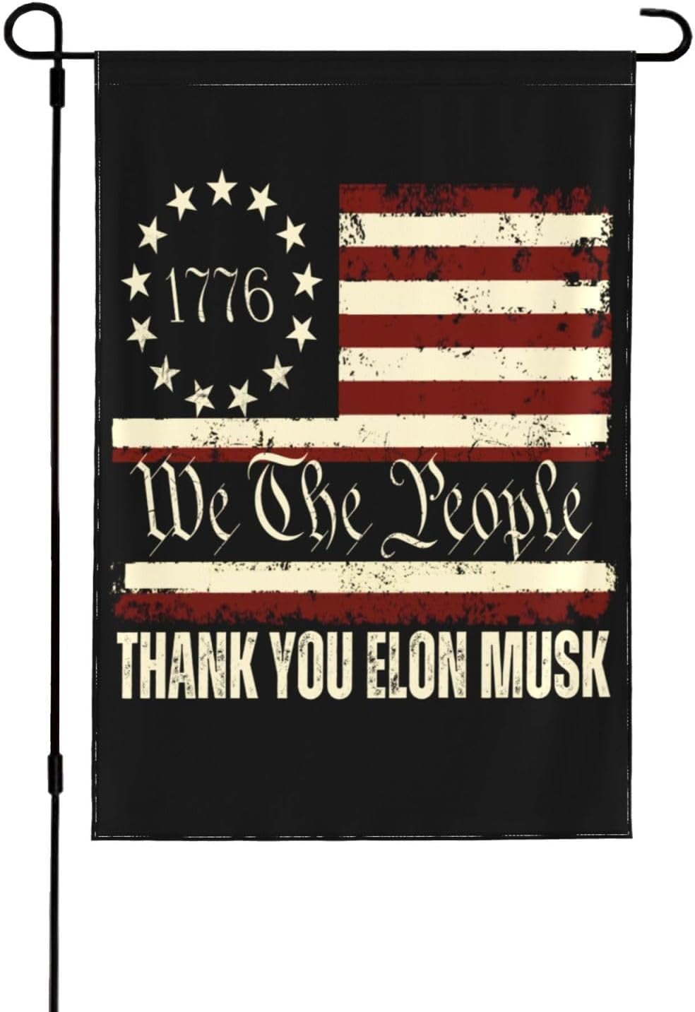 Thank You Elon-Msuk flags Support Msuk 2025 Flag 12x18 Double Side ...