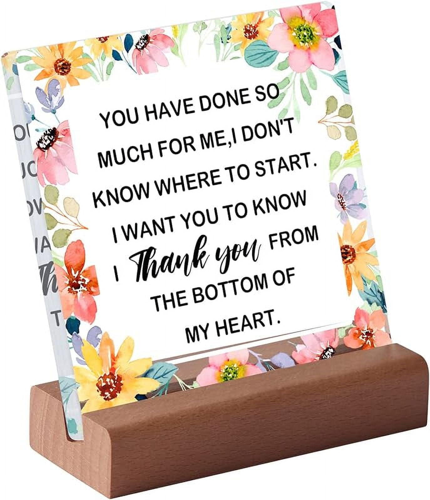 Thank You Farewell Gift for Women Men Friend Teacher Family Boss Leader ...