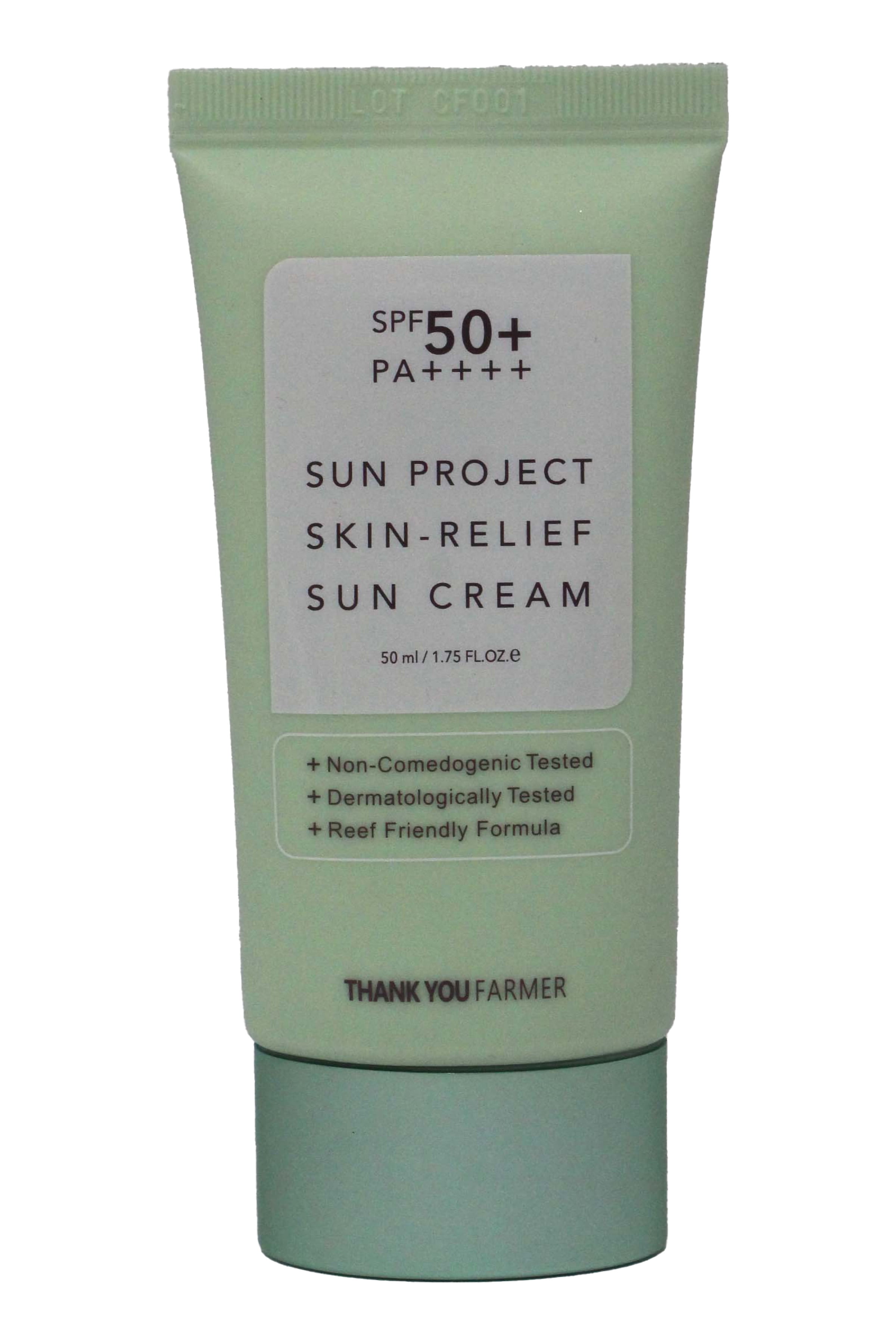 Thank You Farmer Sun Project Skin Relief Sun Cream, SPF 50+, 1.75 fl oz ...