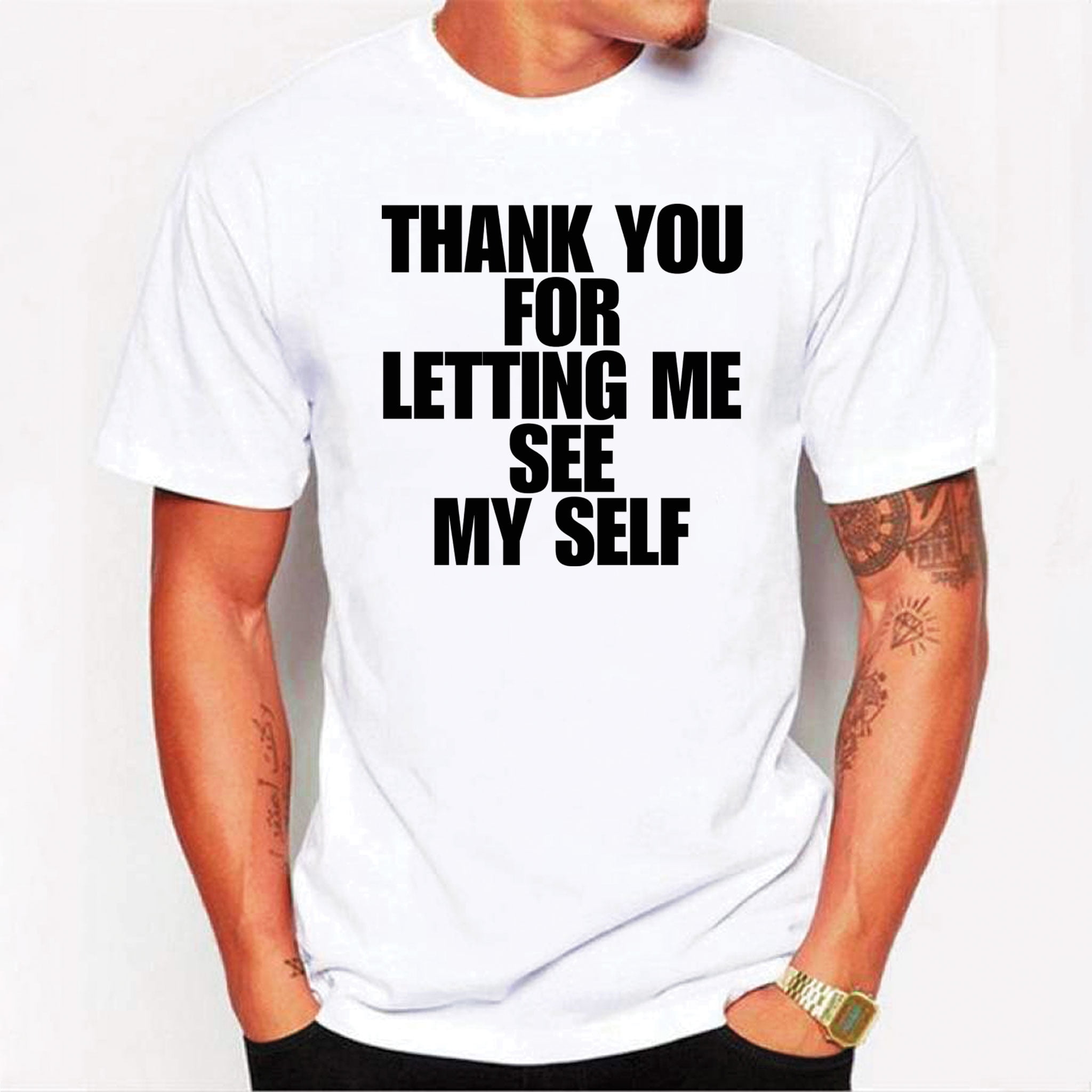 Thank You For Letting Me See Myself T-Shirt - Walmart.com