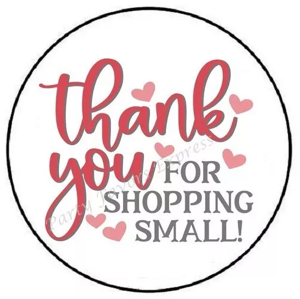 Thank You For Shopping Small Business Stickers Phone Decal Water Bottle ...