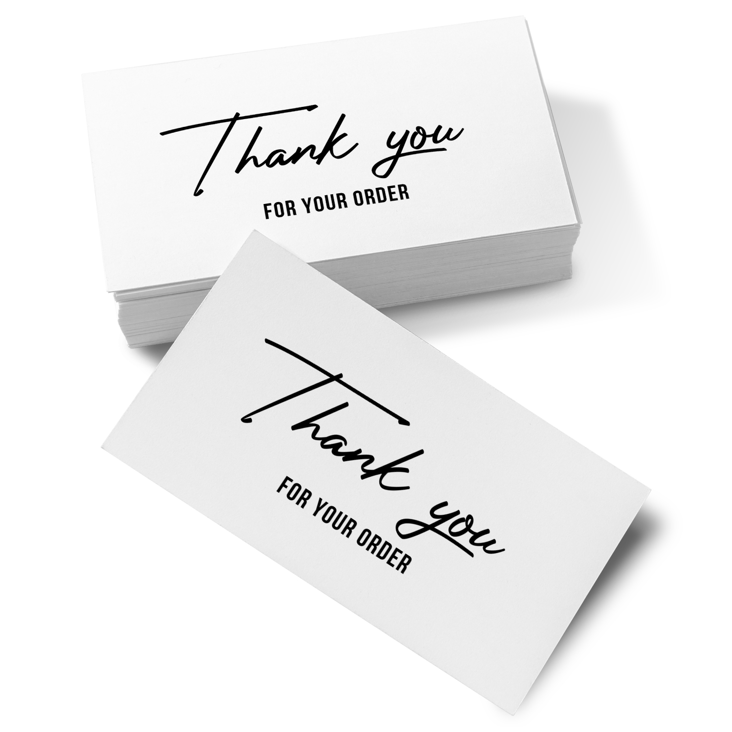 Thank You For Your Order Business Note Cards | Beautiful Customer ...