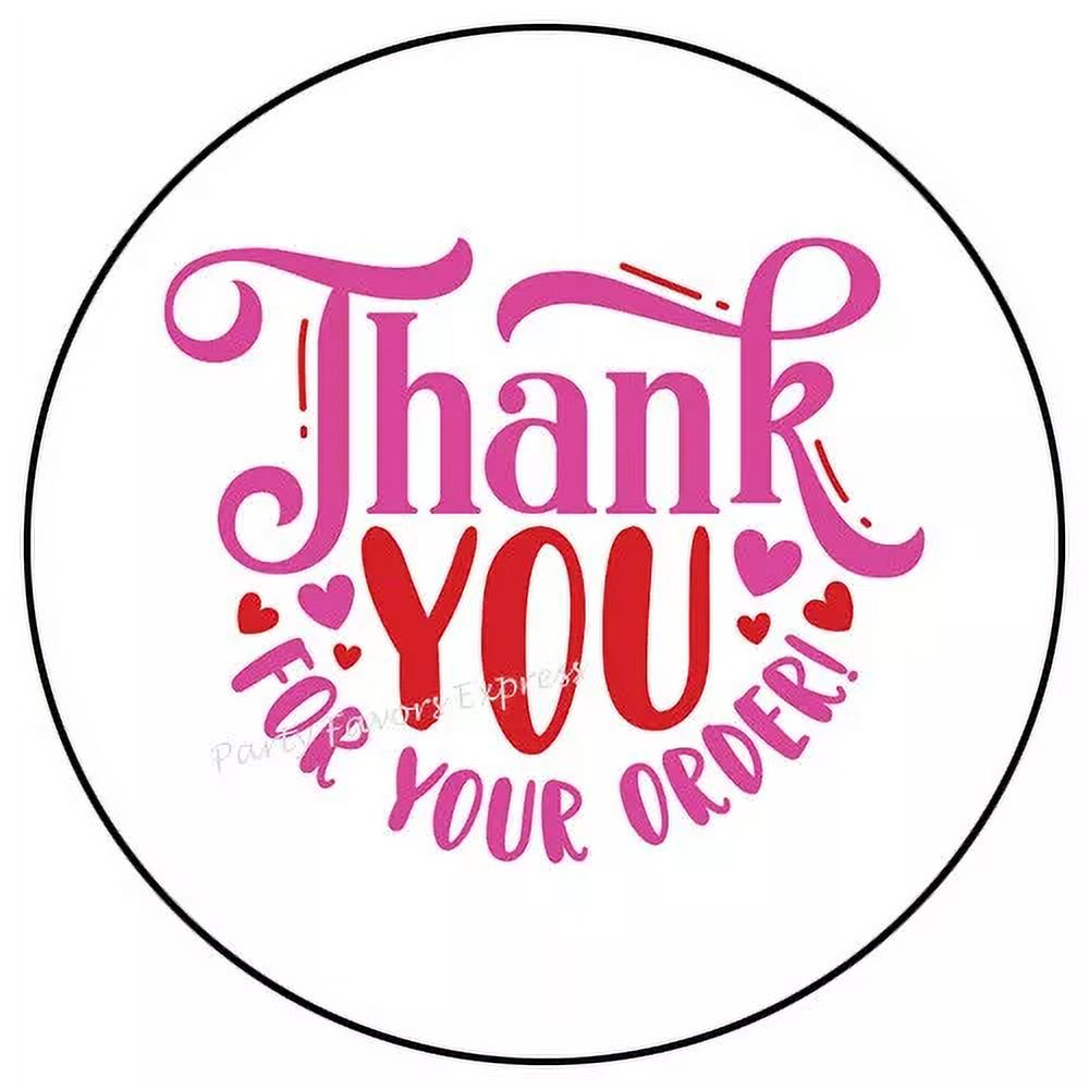 Thank You For Your Order Purchase Small Business Stickers Phone Decal ...