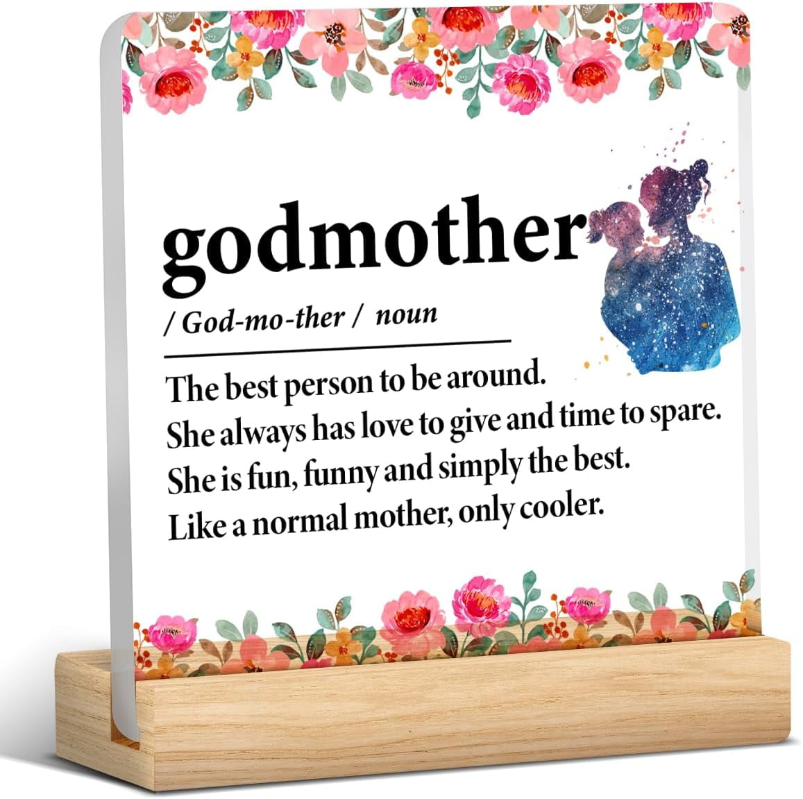 Thank You Gift for Godmother From Godson Goddaughter Godchild, Best ...