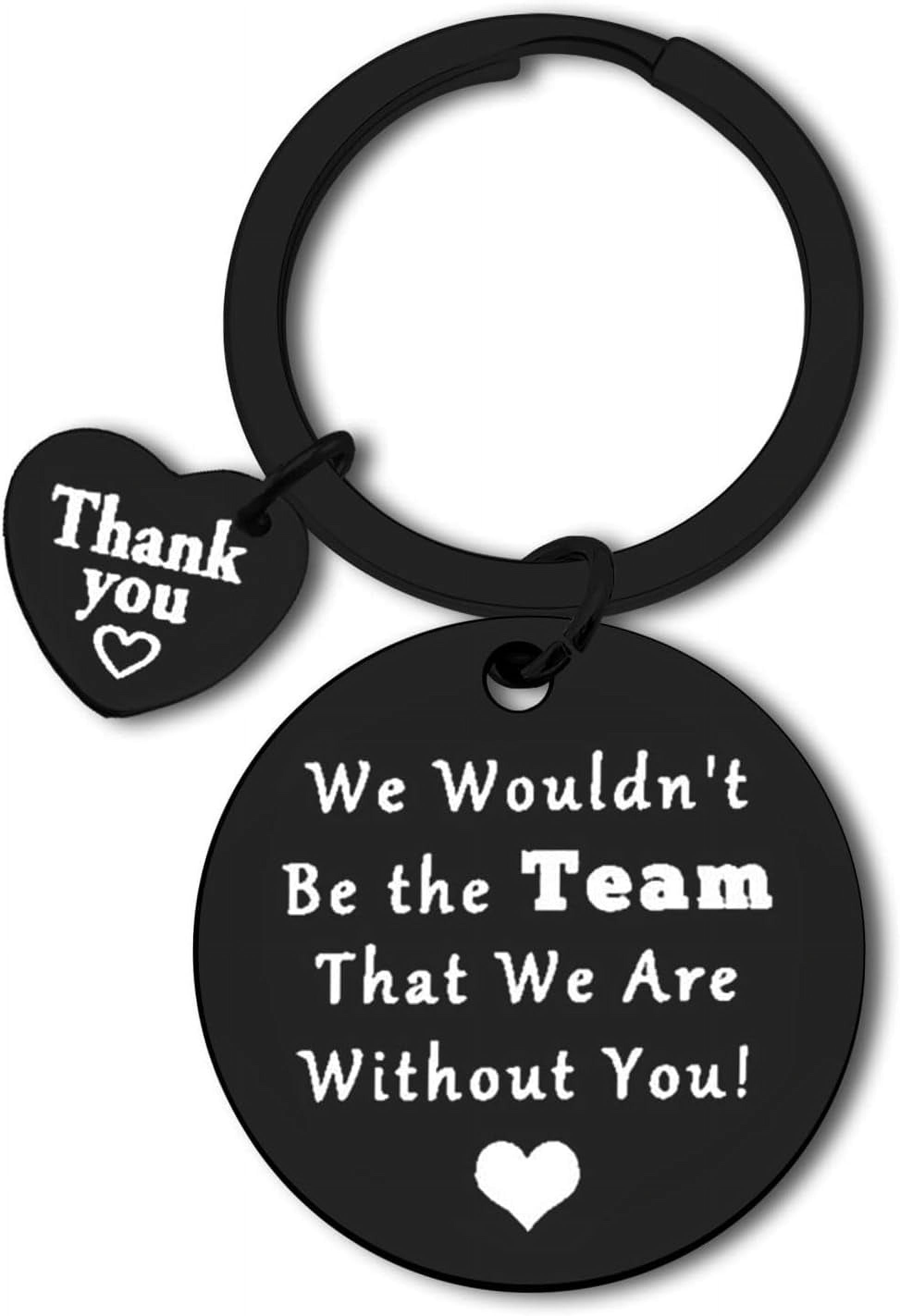 Thank You Gift Keychain for Team Leader Coworker Appreciation Jewelry ...