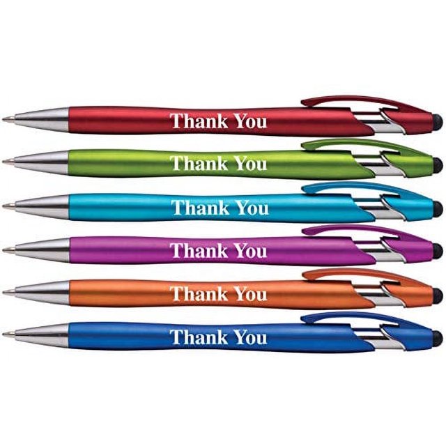 "Thank You" Gift Stylus Pens For All TouchScreen Devices - 2 in 1 Combo ...